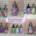 Floral Spring Soap Pump, Hand Painted Floral Easter Soap Dispenser ...