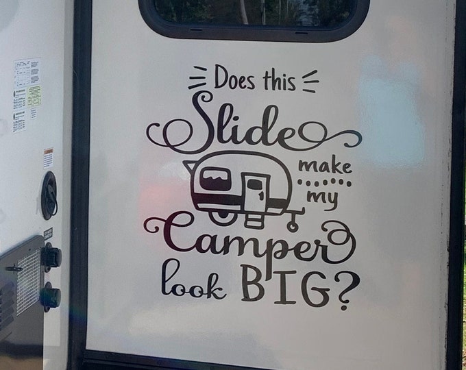 When the RV is Rockin Don't Come Knockin Decal, Fifth Wheel Decal ...