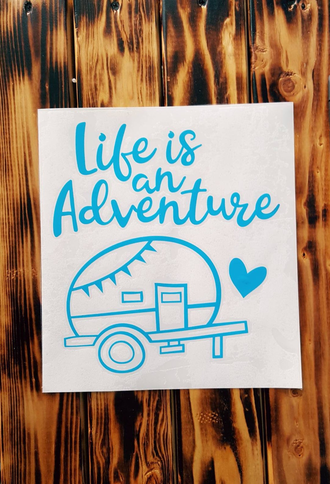 Life is an Adventure Camper Door Decal Retro Rv Sticker | Etsy