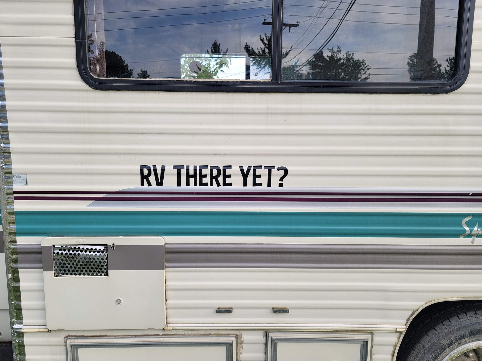 RV THERE YET Vinyl Decal Funny Camper Decal Rv Sticker - Etsy