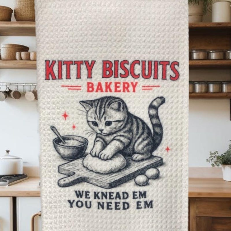 Vintage Kitty Towel Vintage - Etsy