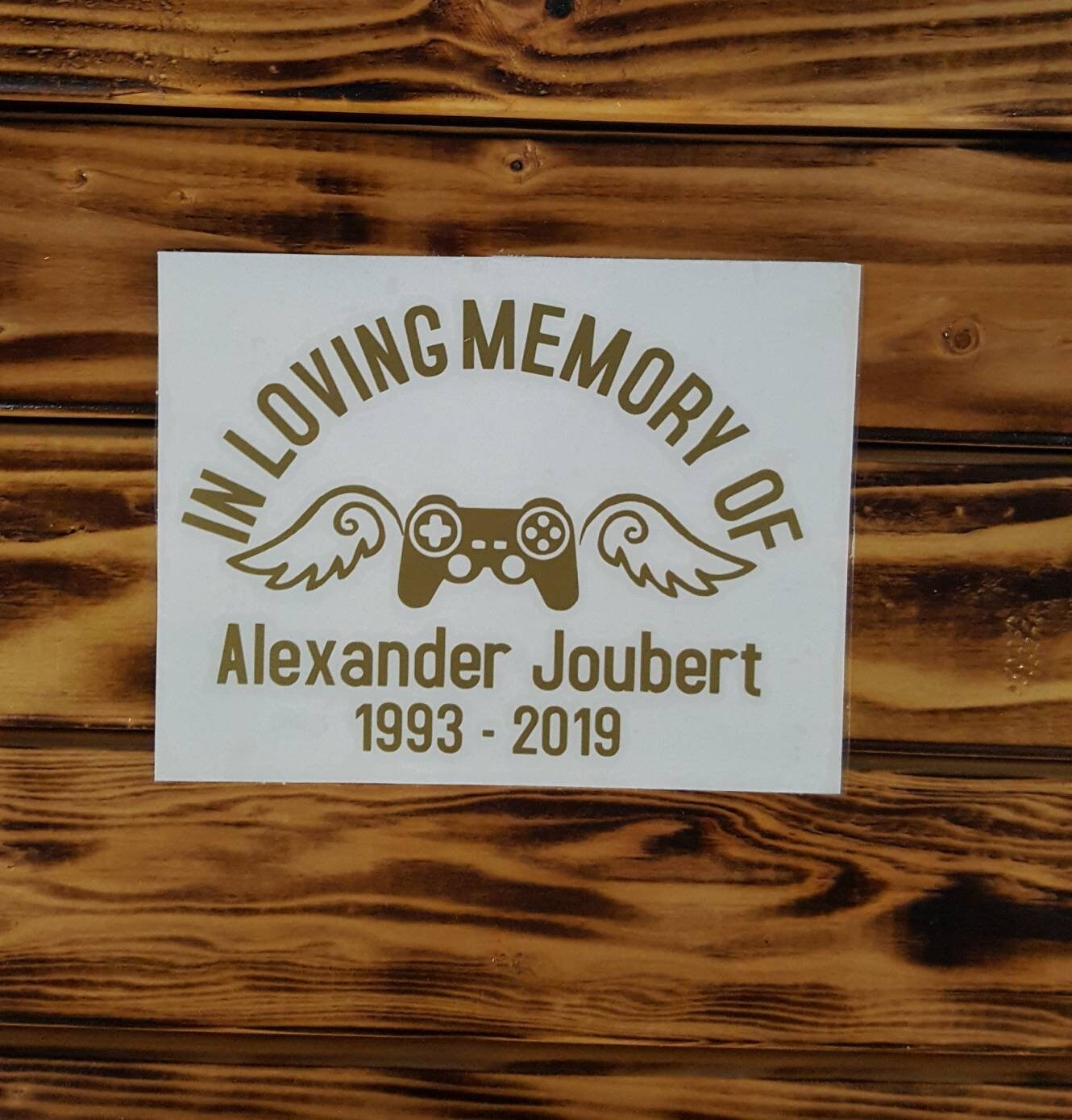 In Loving Memory Decal Personalized Custom Memorial Decal | Etsy