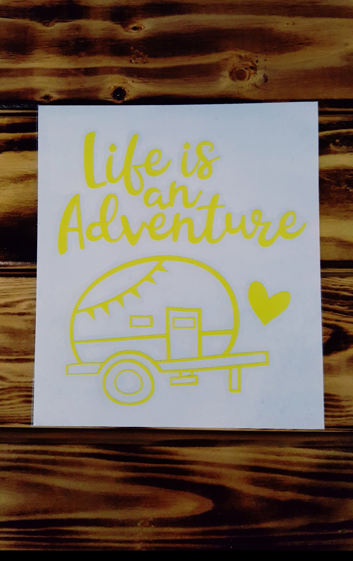 Life is an Adventure Camper Door Decal Retro Rv Sticker | Etsy