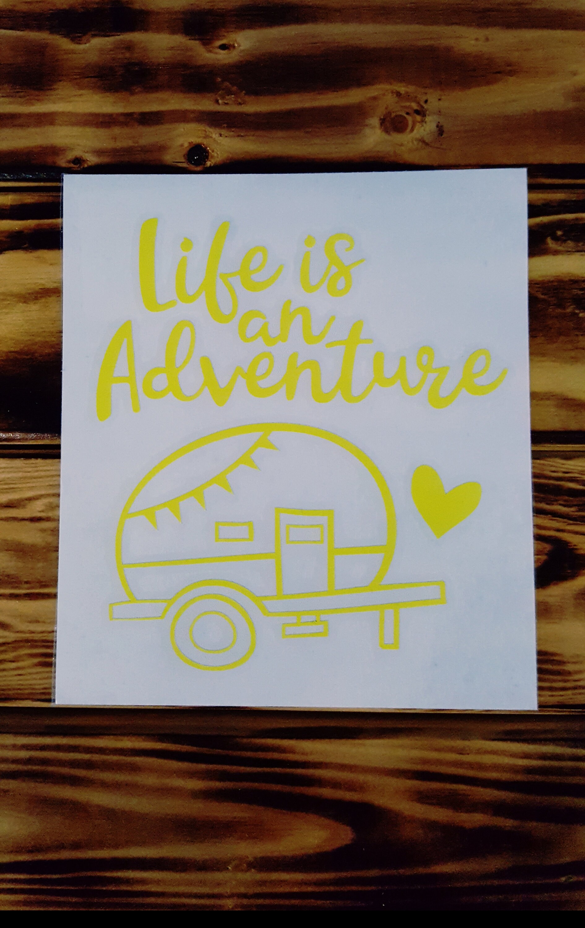 Life is an Adventure Camper Door Decal Retro Rv Sticker - Etsy