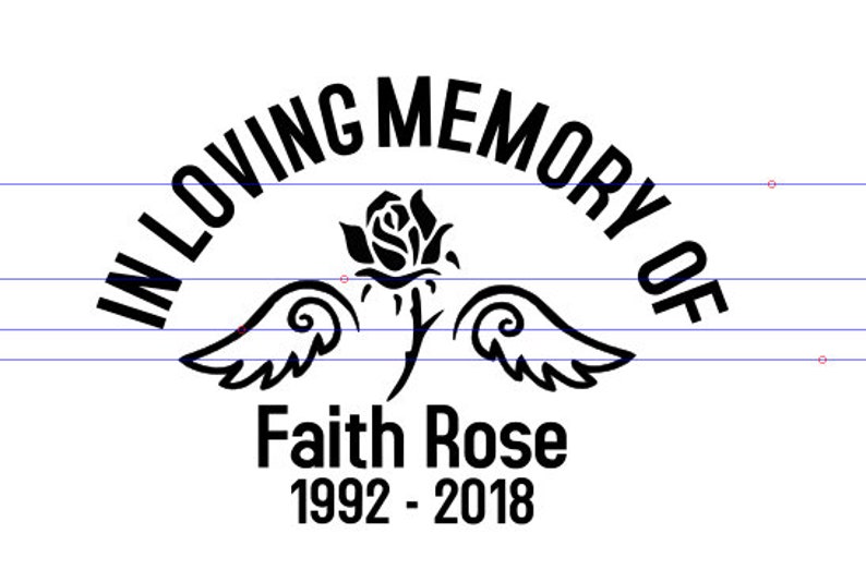 In Loving Memory Decal Personalized Custom Memorial Decal - Etsy