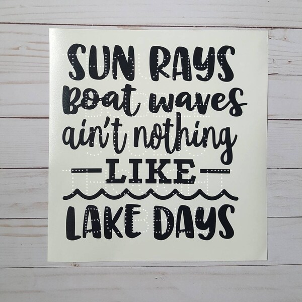Blue Wave Boat Decal - Etsy