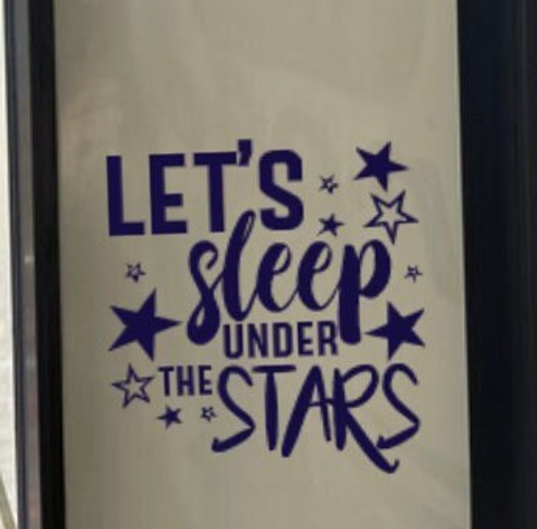 Rpod Decal Sleep Under the Stars Vinyl Decal RV Slideout Decal R-pod ...