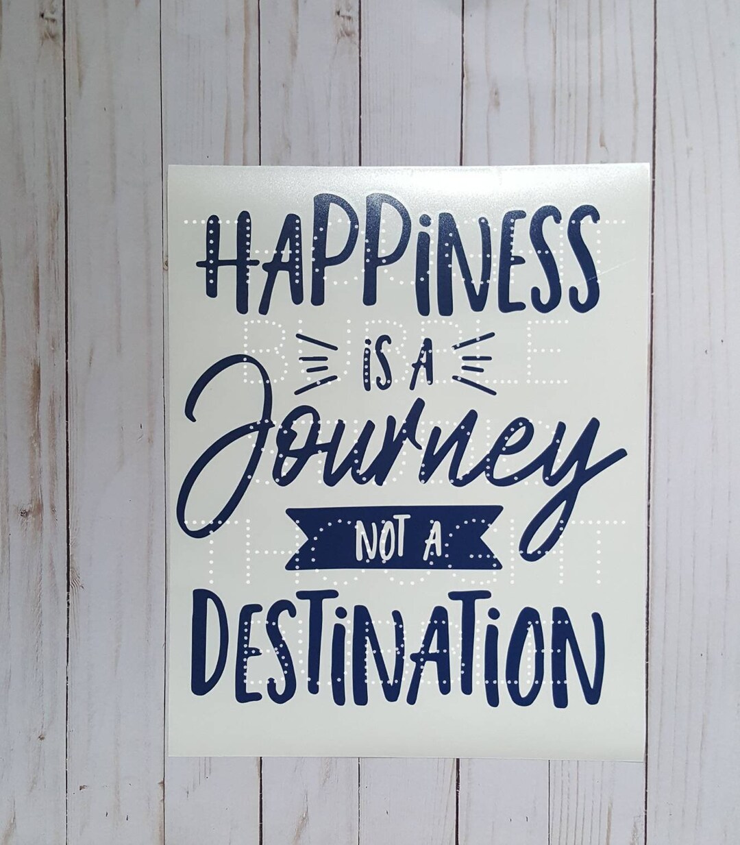 Happiness is a Journey Camper Door Decal, Vinyl Rv Sticker Vinyl Camp ...
