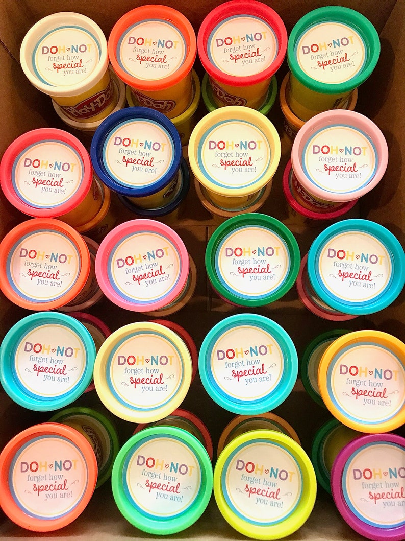 Doh-not Forget How Special You Are - Appreciation Tag for Play-doh ...