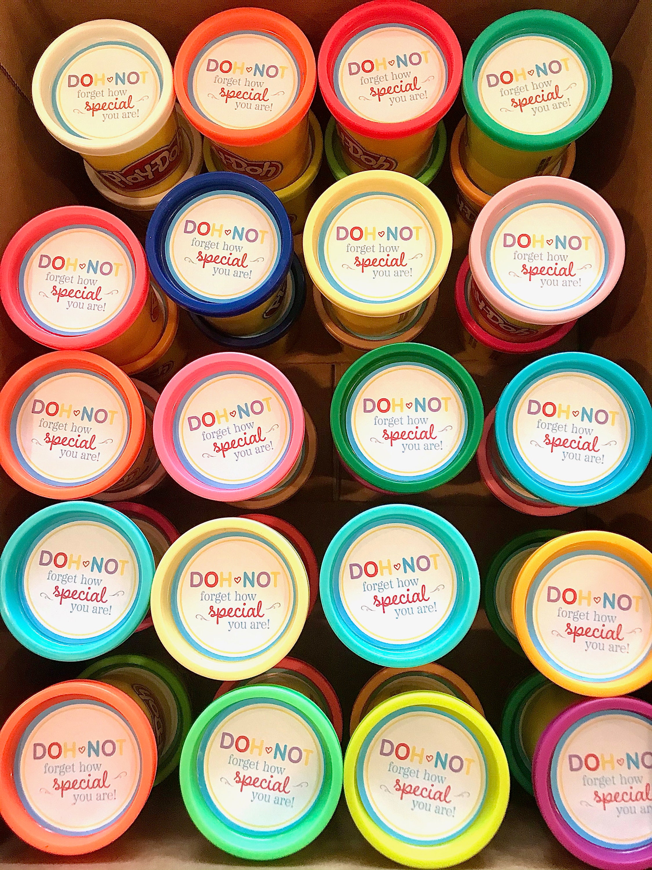 Doh-not Forget How Special You Are - Appreciation Tag for Play-doh ...