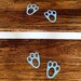 Easter Bunny Footprint Blue Bunny Rabbit Feet Easter Bunny - Etsy