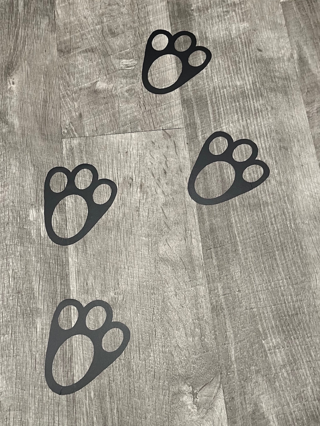 Easter Bunny Tracks, Bunny Rabbit Feet, Easter Bunny Foot Print Decal ...