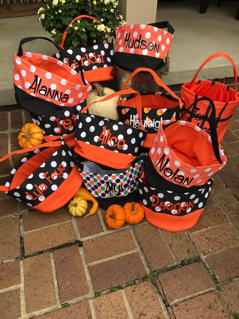 Trick or Treat Bag Personalized Halloween Bag for Kids - Etsy Trick or Treat Bag Personalized Halloween Bag for Kids - Etsy