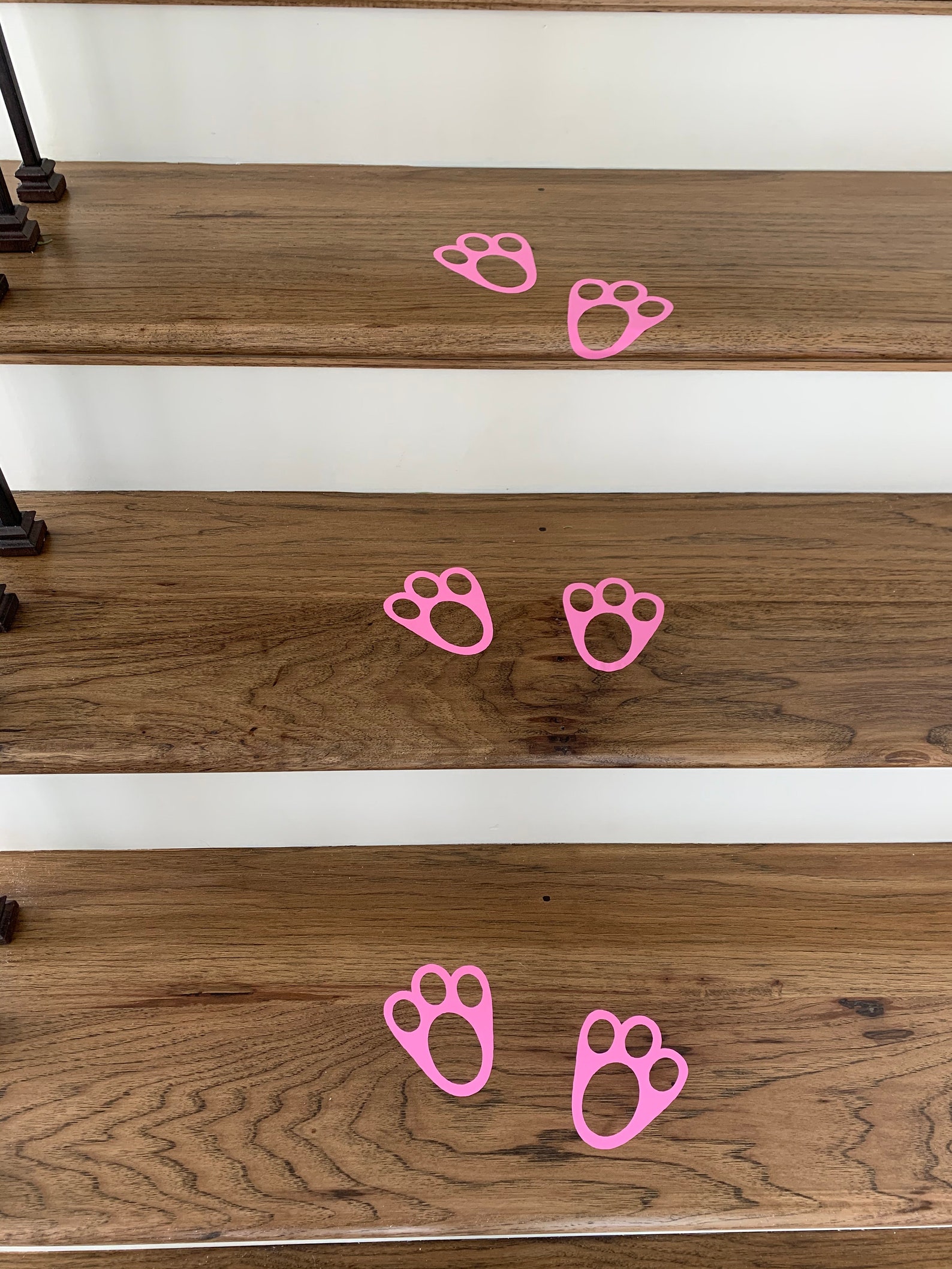 Easter Bunny Footprint Blue Bunny Rabbit Feet Easter Bunny | Etsy