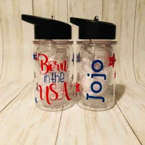Patriotic Kids Cup, American Tumbler, USA Gift, Personalized Kids Cup ...