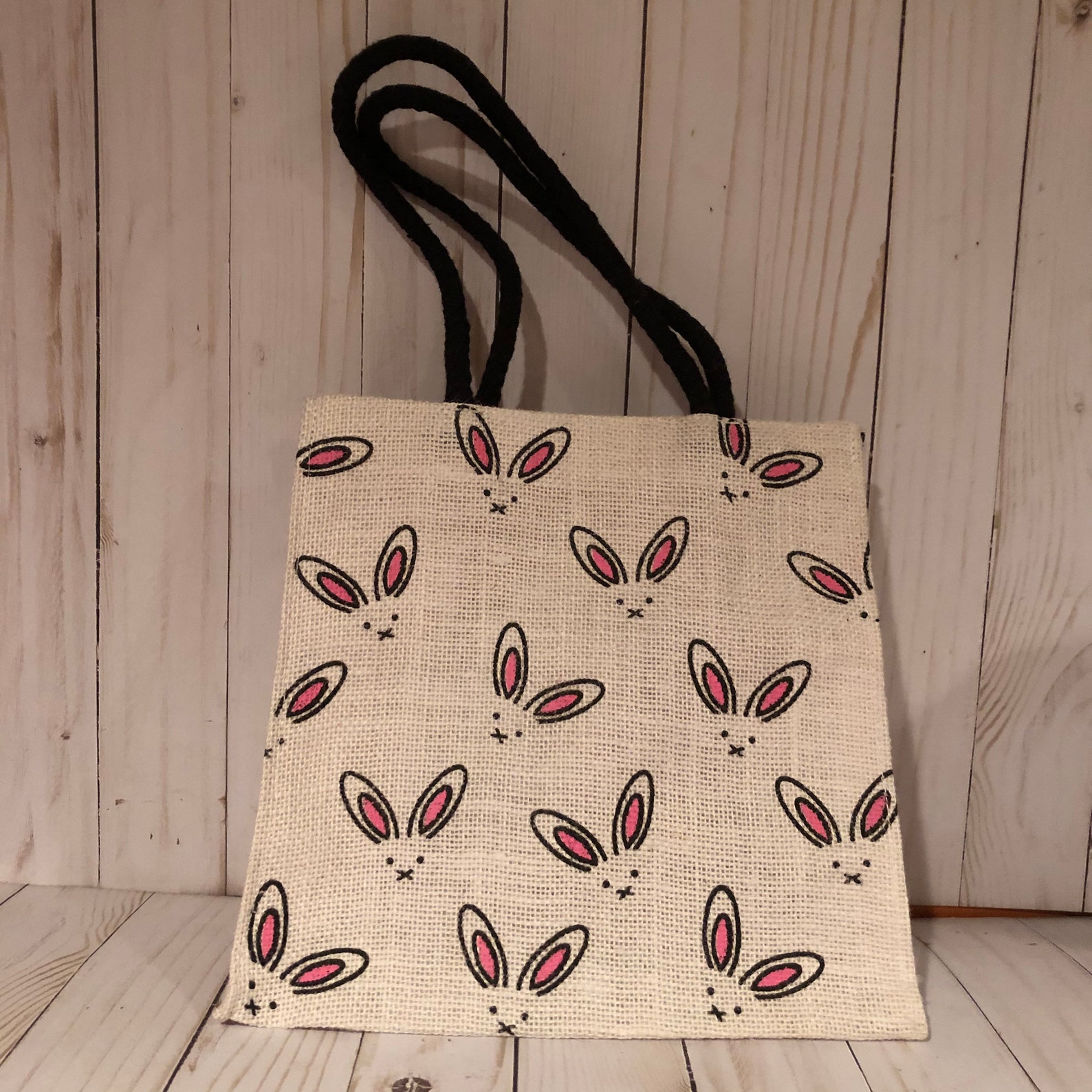 Personalized Easter Bag Kids Egg Hunt Bag Personalized Bunny - Etsy