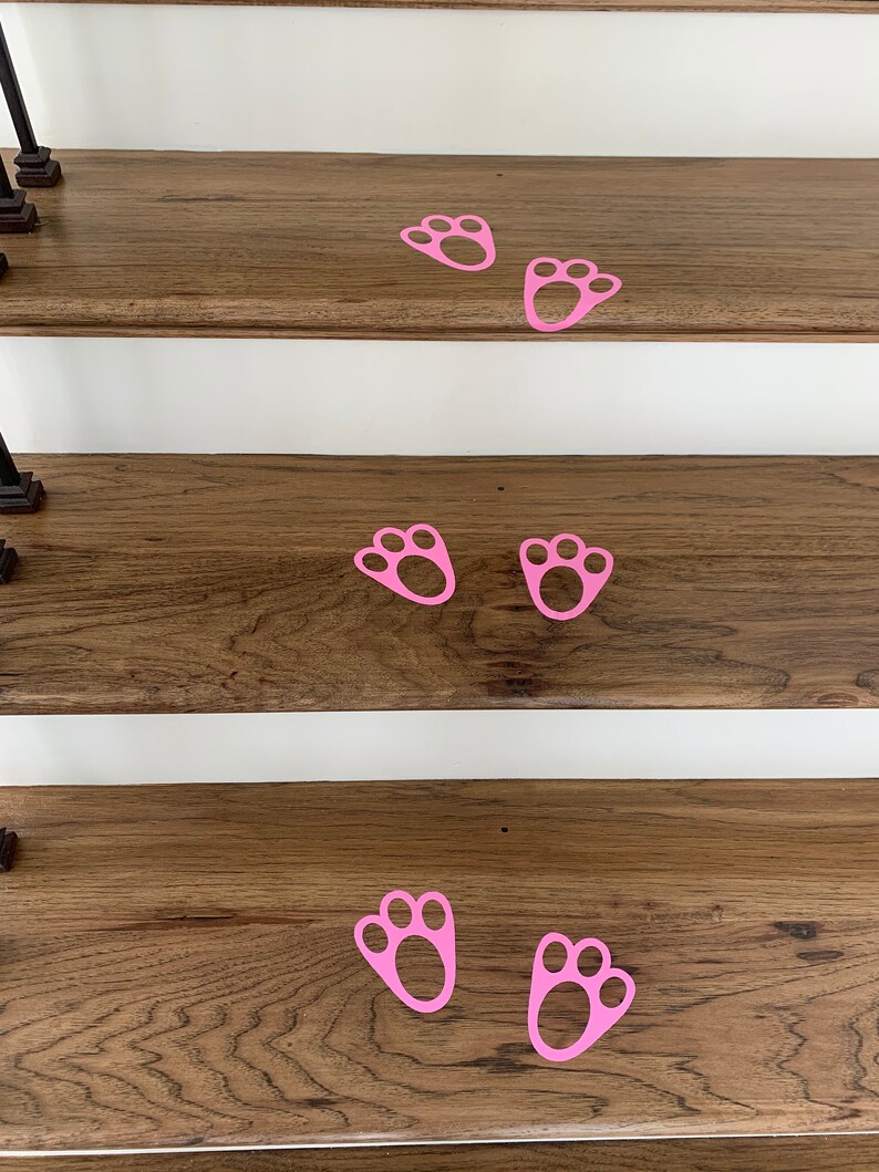 Easter Bunny Tracks Bunny Rabbit Feet Easter Bunny Foot - Etsy