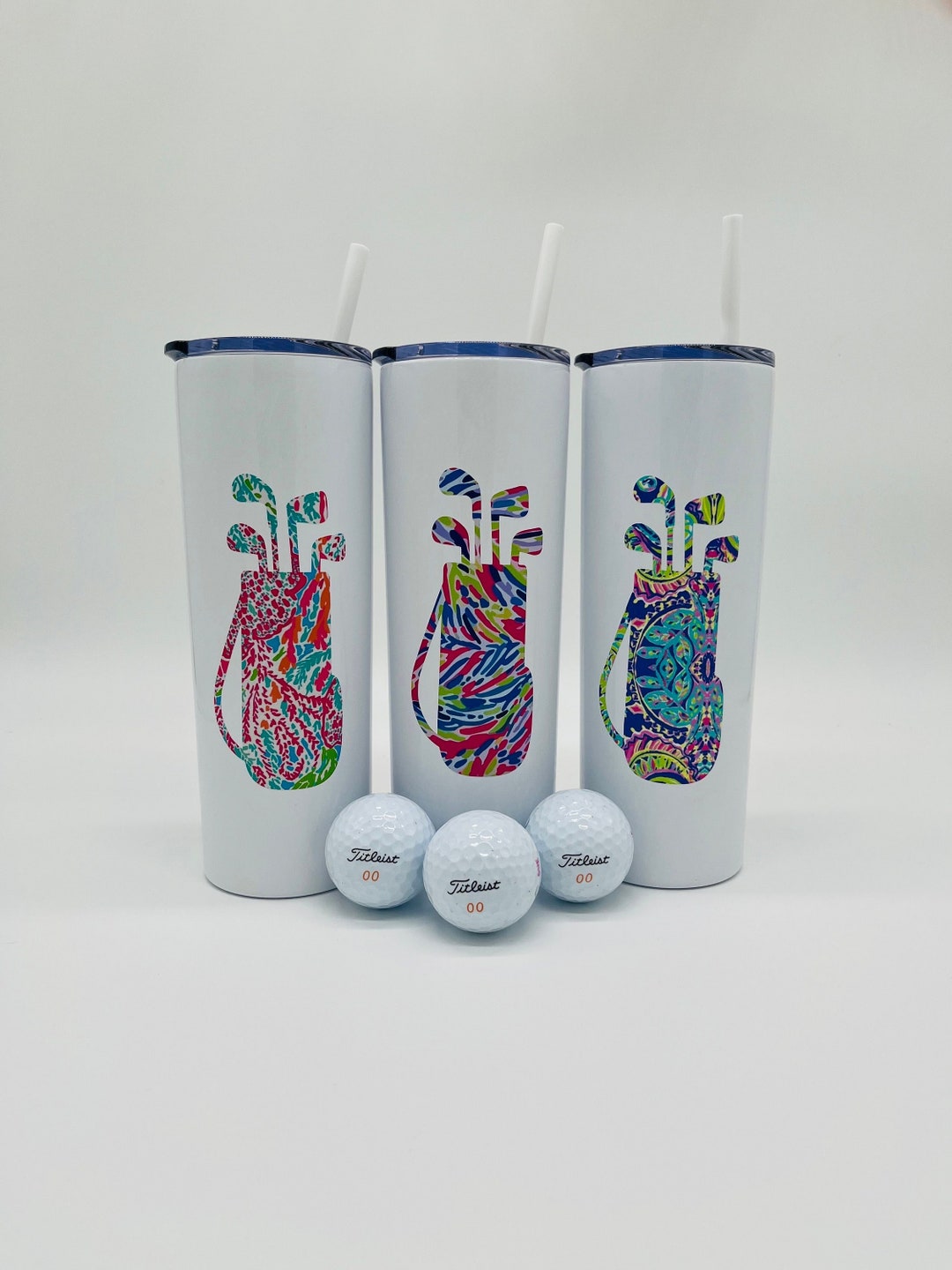 Golf Gift for Women, Golf Tumbler 20oz, Personalized Golf Tumbler, Iced ...
