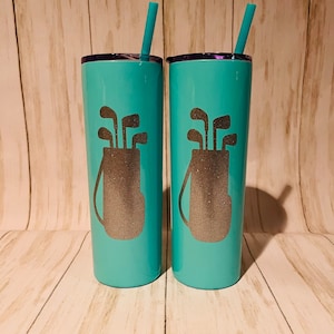 Golf Gift for Women, Golf Tumbler 20oz, Personalized Golf Tumbler, Iced ...
