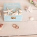 Beach Wedding Theme Ring Bearer Box,ring Box Personalized With Names ...