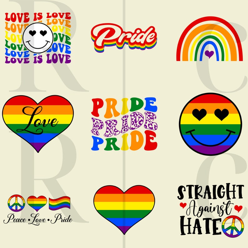 20 LGBTQ SVG Bundle, LGBT Svg, Pride Svg, Gay Pride Svg, Lgbt Quotes ...