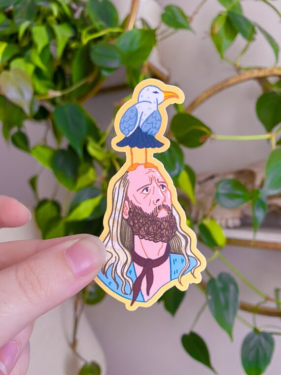 Mr. Buttons and Karl OFMD Vinyl Sticker - Etsy Australia