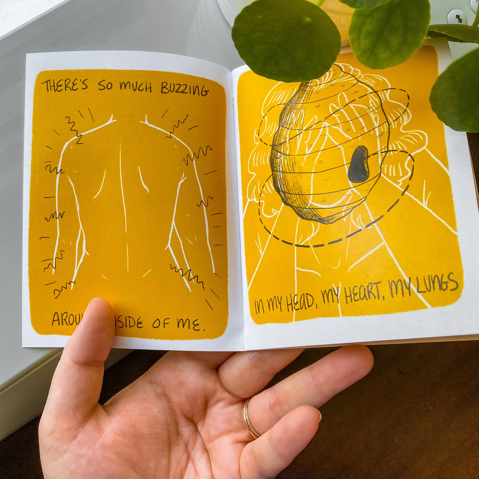 Full Of Bees Zine Original Illustrated Poetry Zine | Etsy