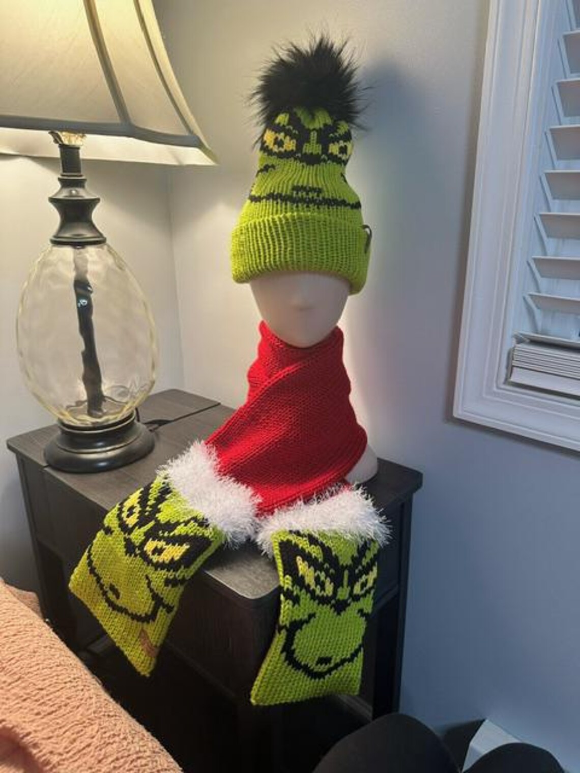 Grinch Winter Scarf - Etsy Canada