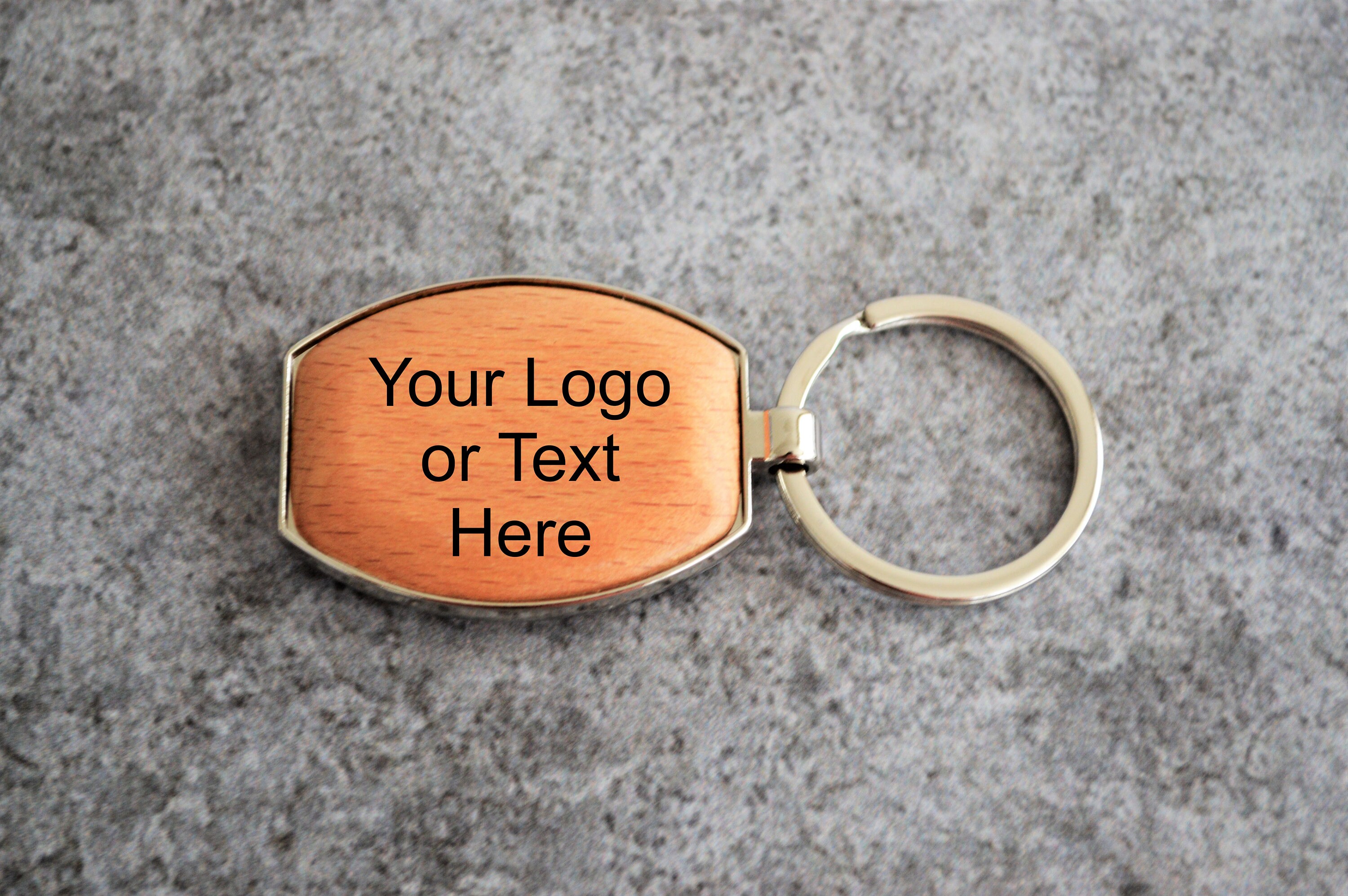 Custom Wood Keychain Custom Keyring Five Year Anniversary | Etsy