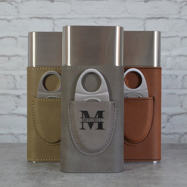 Leather Cigar Case - Etsy