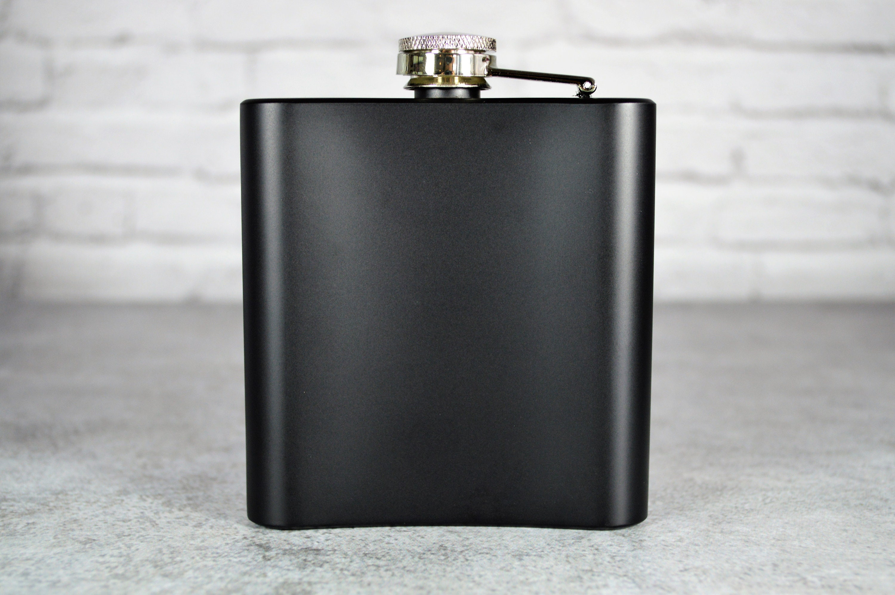 Personalized Matte Black Flask Custom Flask Musician Flask - Etsy