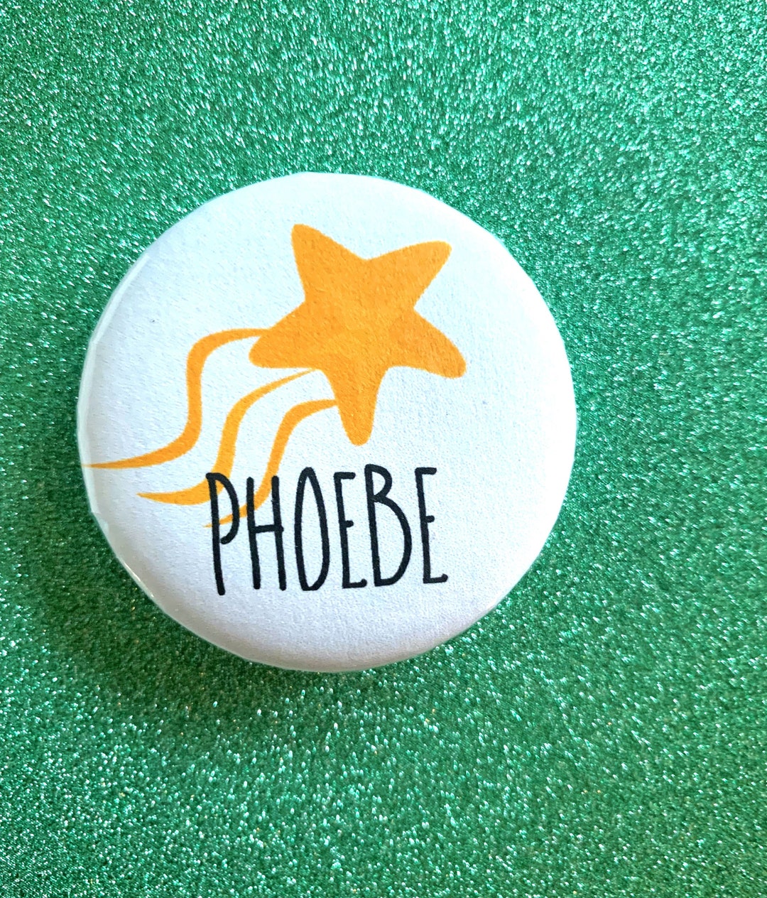 Personalised Star Name Badge Custom Shooting Star Name Badge - Etsy