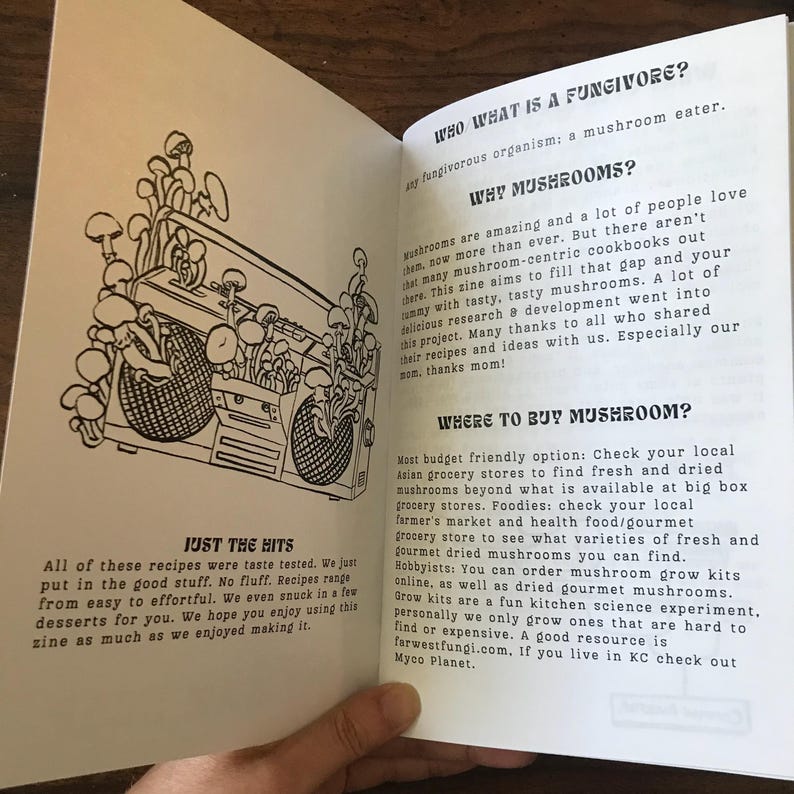 Fungivore Mushroom Cookbook - Etsy