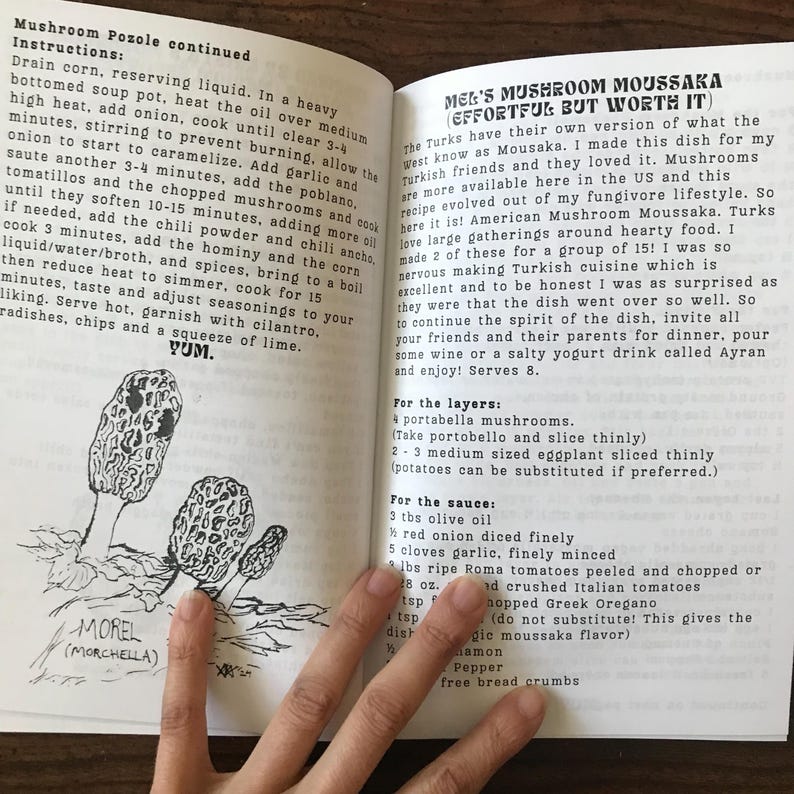 Fungivore Mushroom Cookbook - Etsy