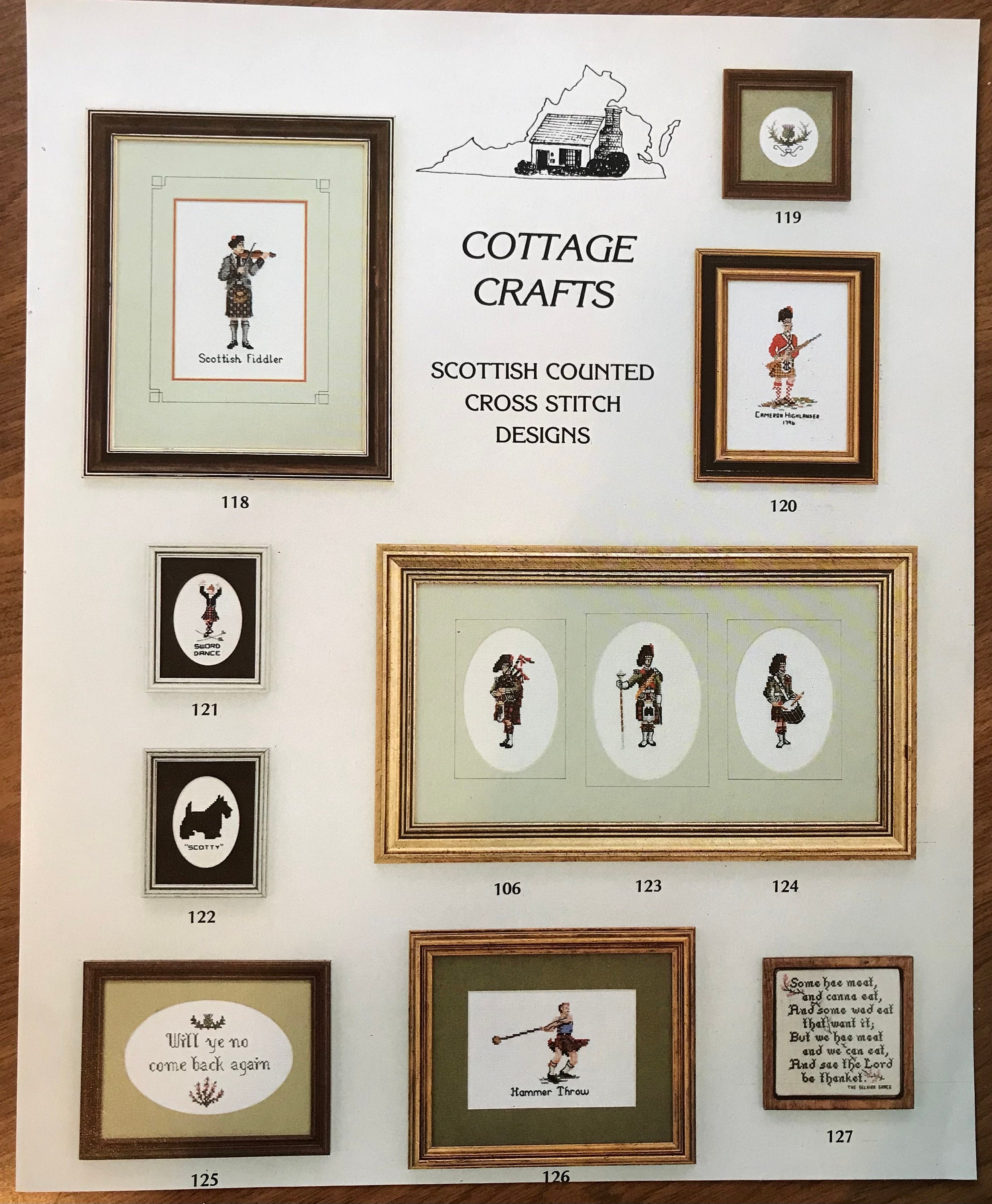 Scottish Highland Dancer Cross Stitch Full Kit - Etsy