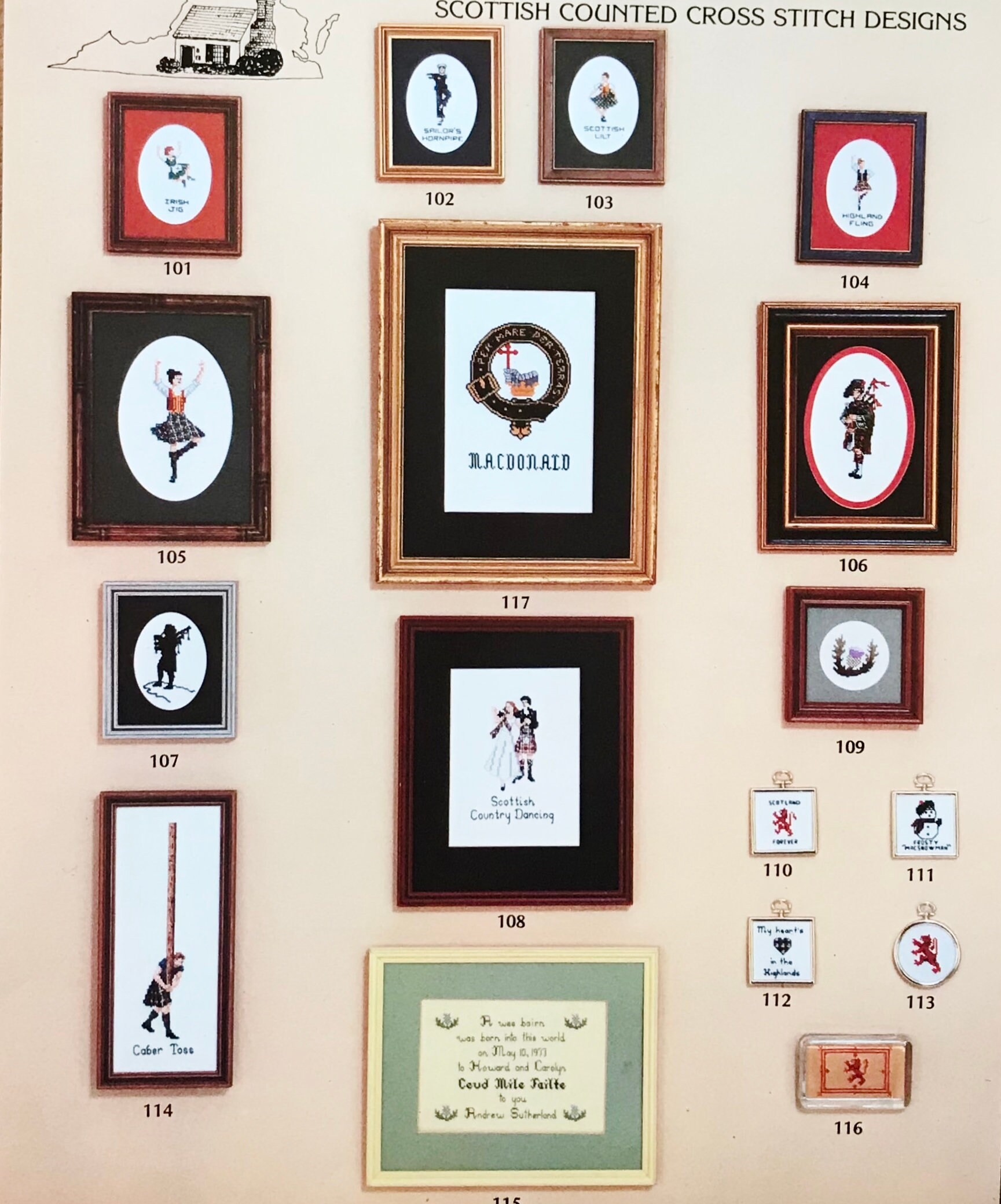 Scottish Highland Dancer Cross Stitch Full Kit - Etsy