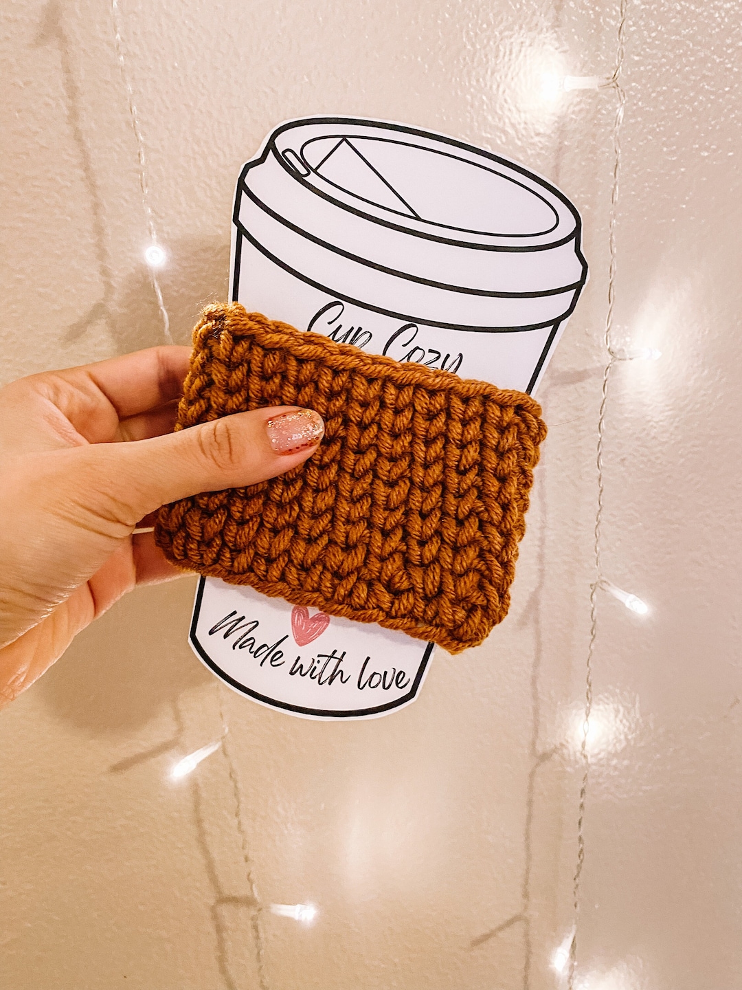 PRINTABLE Cup Cozy Insert, Coffee Cozy Insert, Cup Cozy Display - Etsy