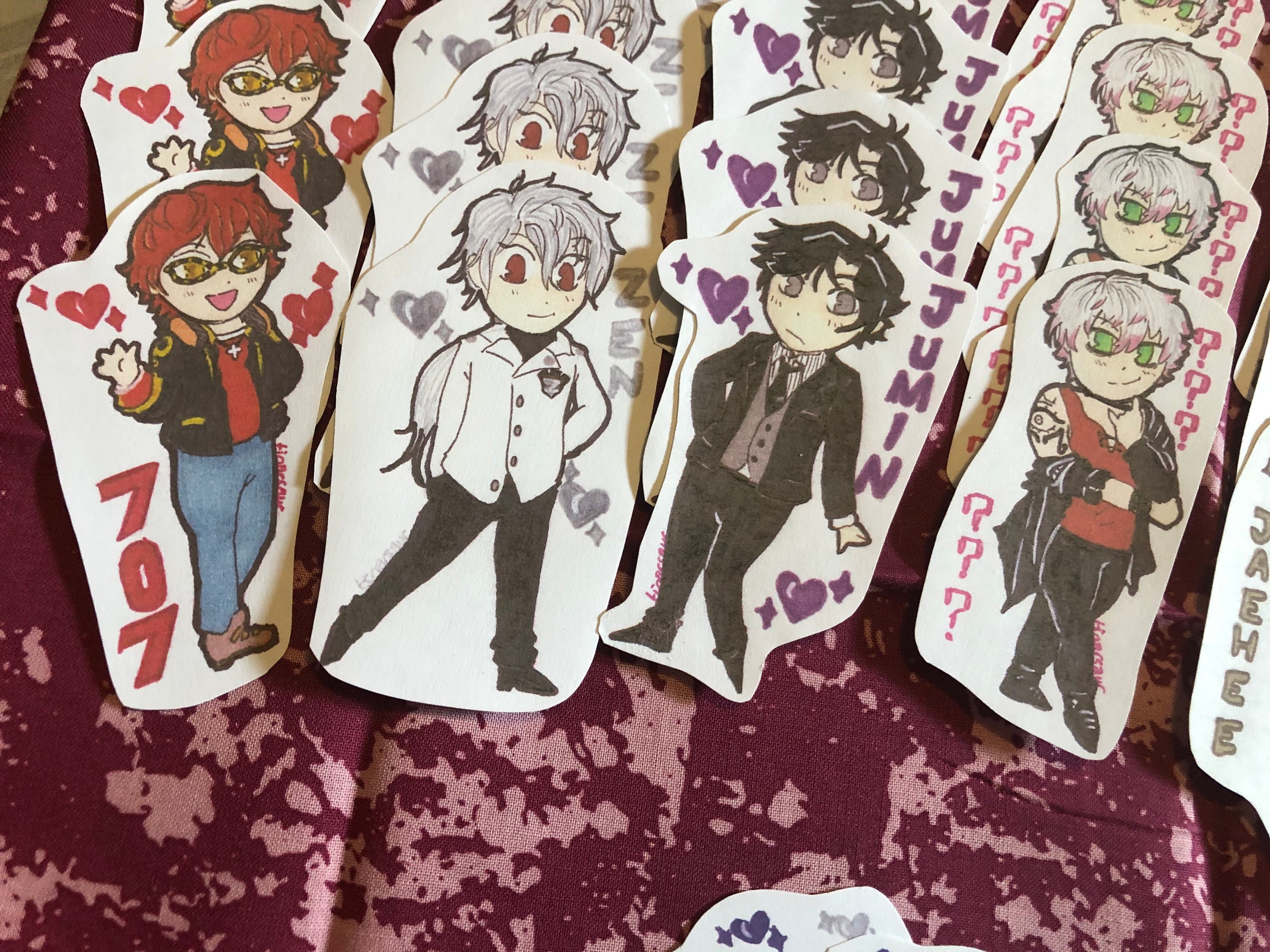 Mystic Messenger Sticker Set - Etsy