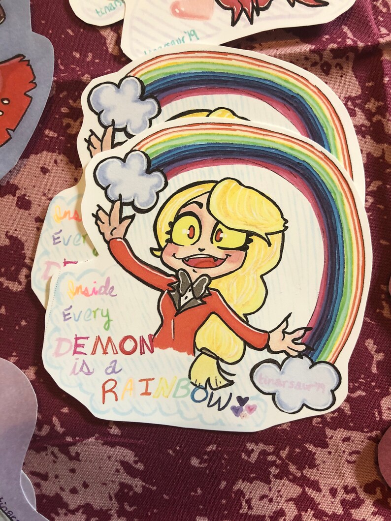 Hazbin Hotel Sticker Set - Etsy