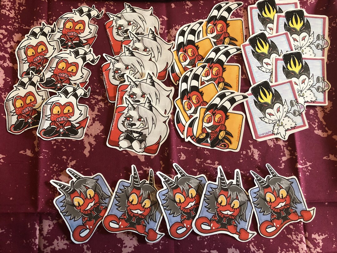Helluva Boss Sticker Set - Etsy