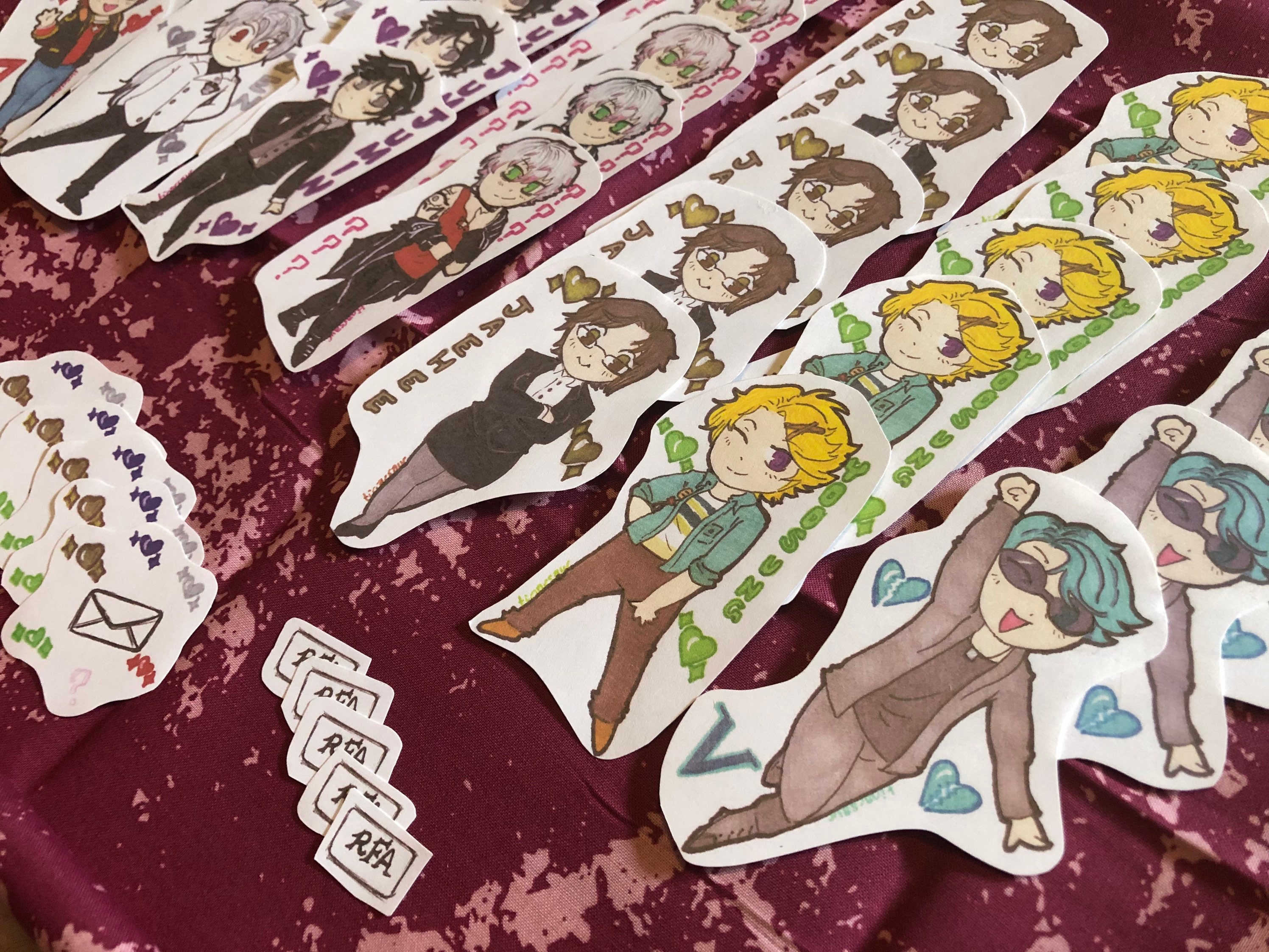 Mystic Messenger Sticker Set - Etsy