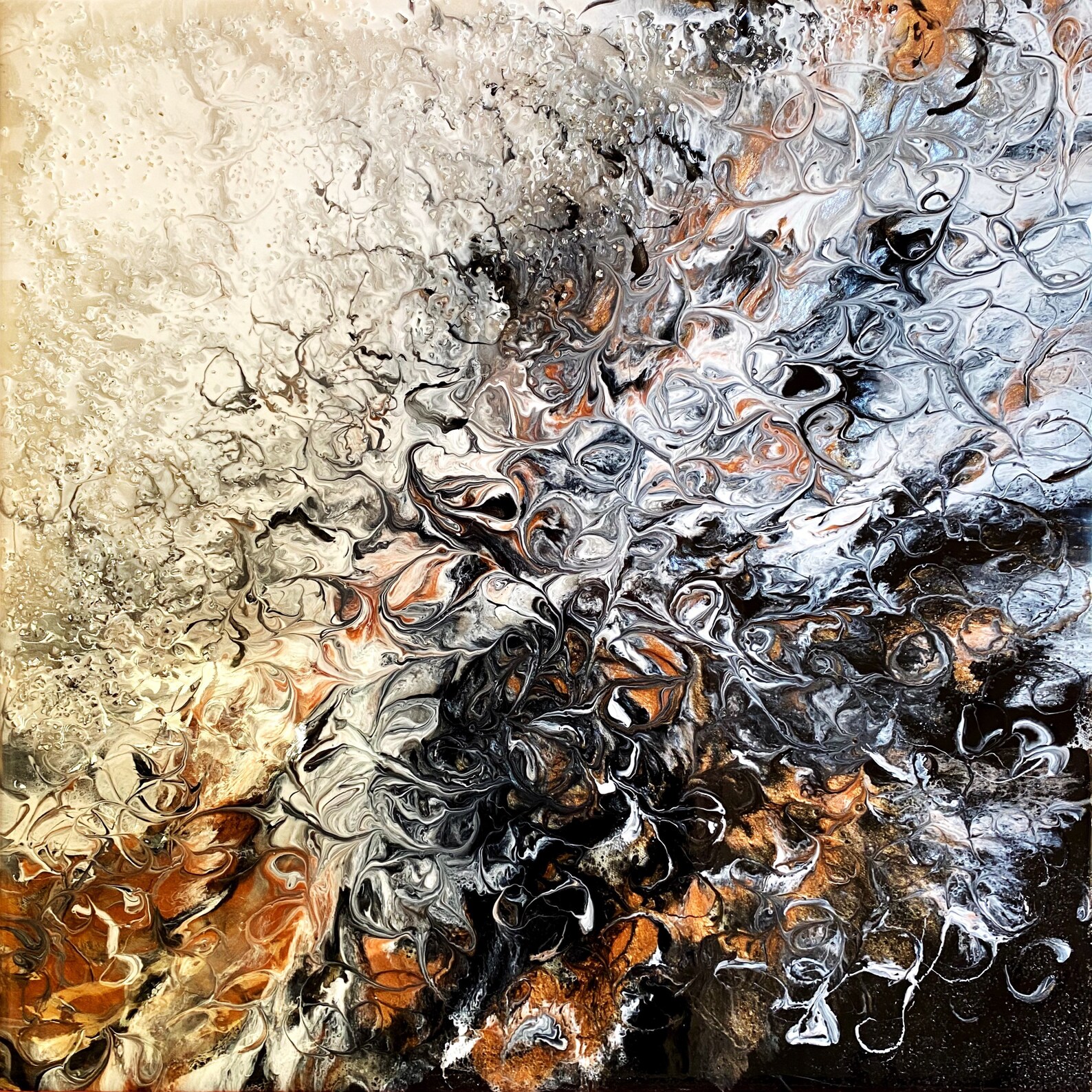 Abstract Resin Painting Abstract Wall Art Original Painting - Etsy