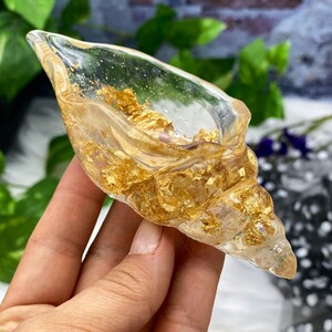 Handmade Resin Conch Shell Trinket Dish Seashell Dish Resin | Etsy