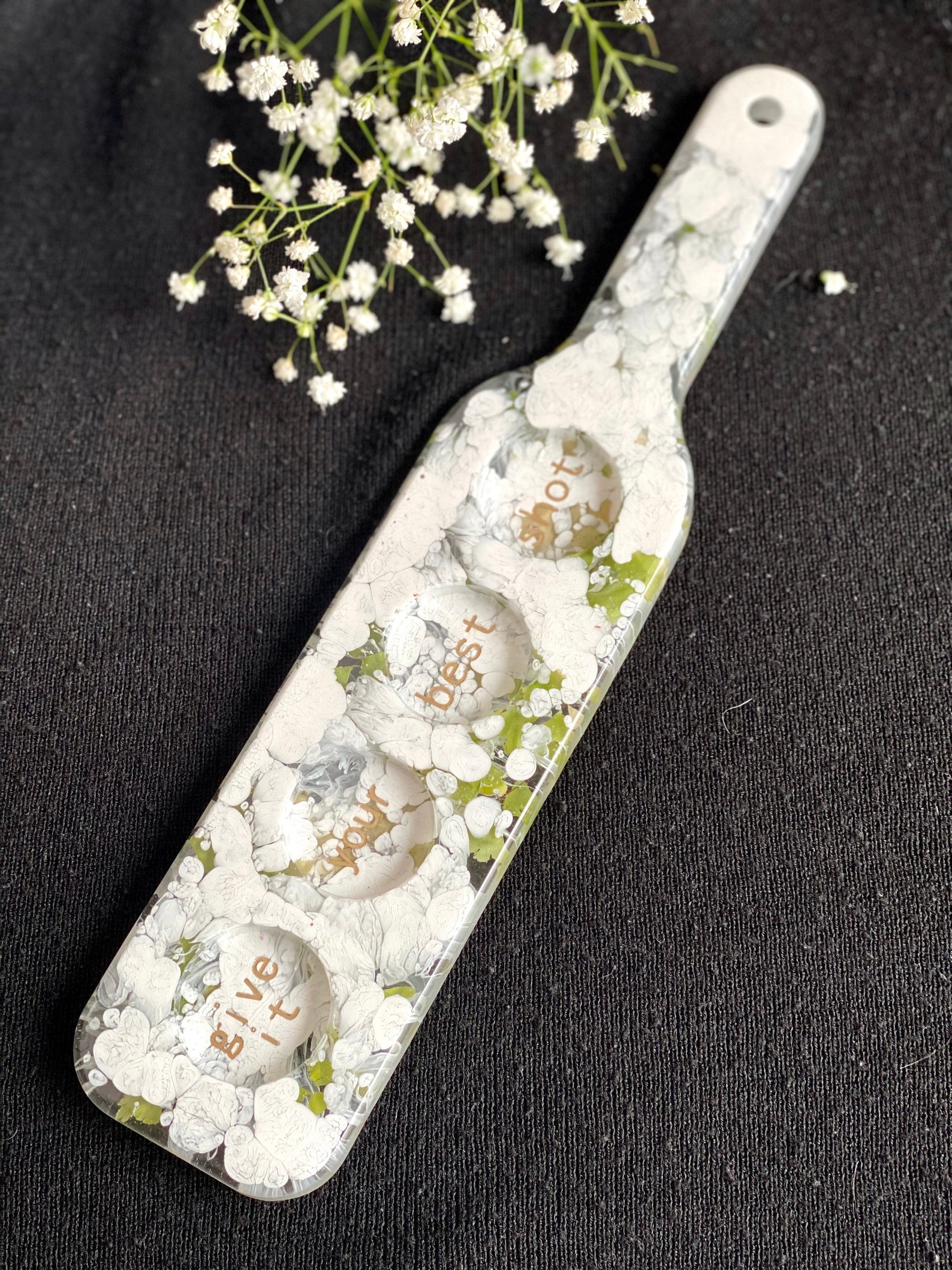 Give It Your Best Shot Resin Shot Glass Paddle Tray Resin Shot - Etsy