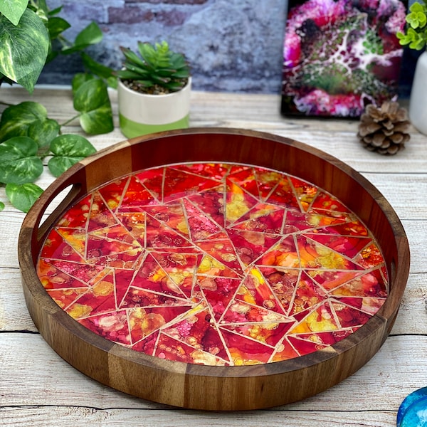 Resin Serving Tray - Etsy