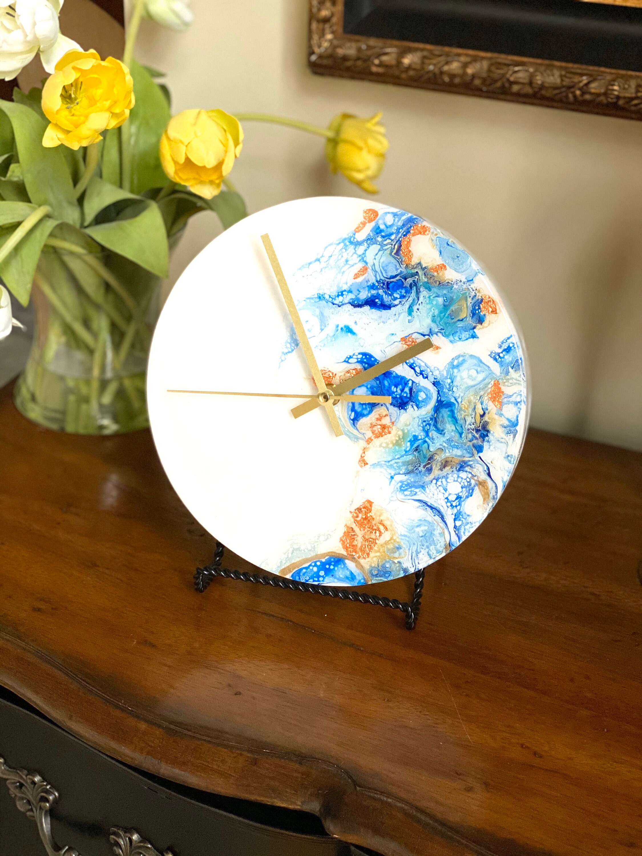 Clocks for Wall Art Wall Clock Abstract Art Abstract | Etsy