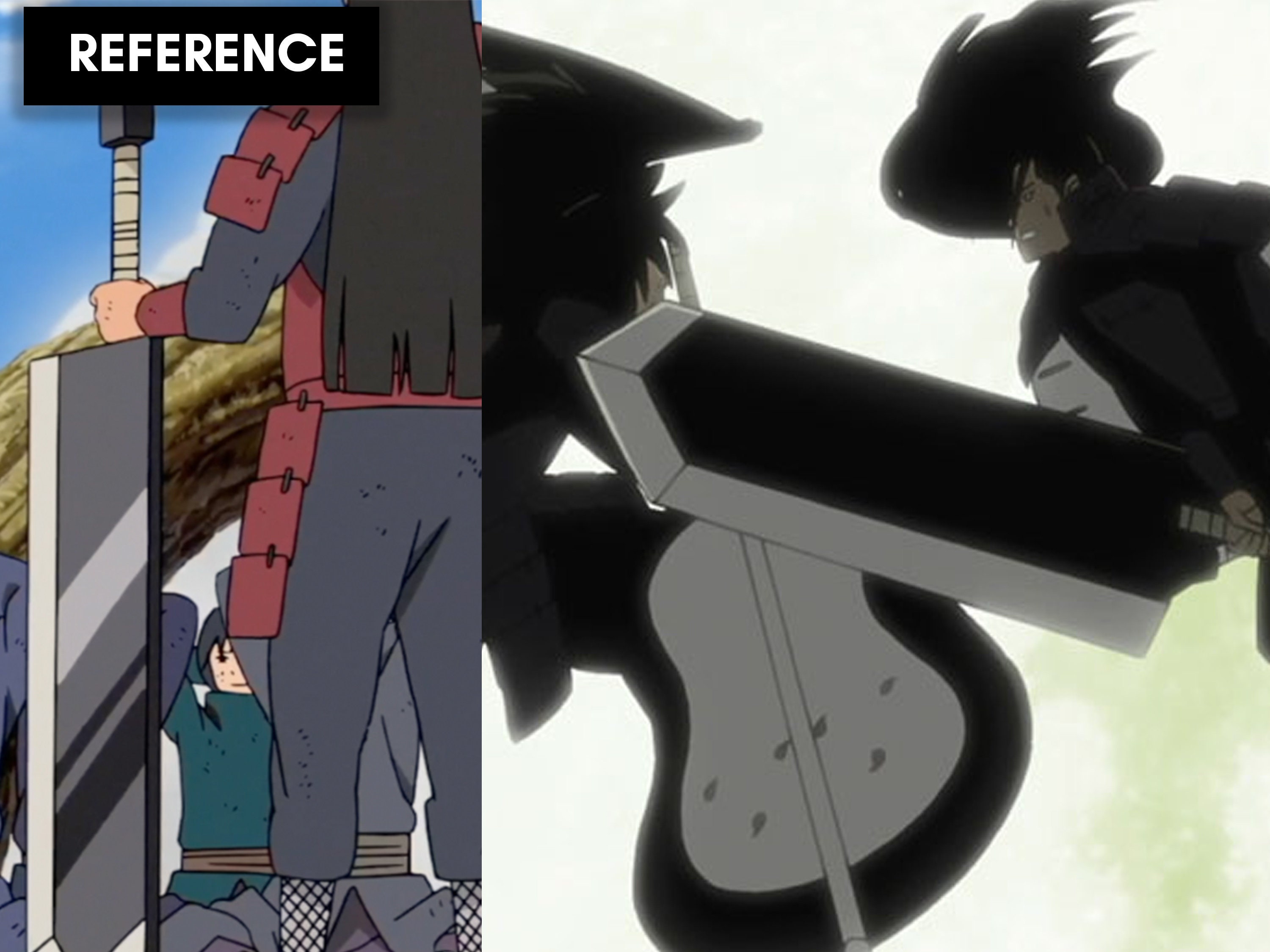 Hashirama Senju Long Sword Template Pattern Cosplay 3D | Etsy