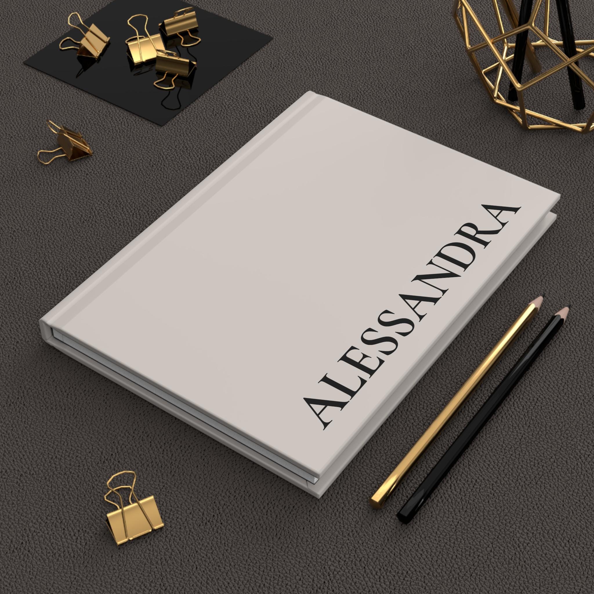 Personalized Journal Custom Name Notebook A5 Hardcover Matte Journal ...