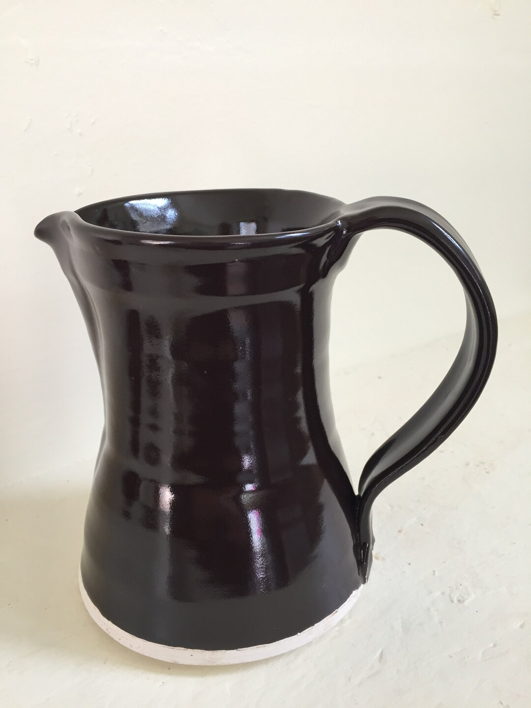 Porcelain Tenmoku Pitcher - Etsy