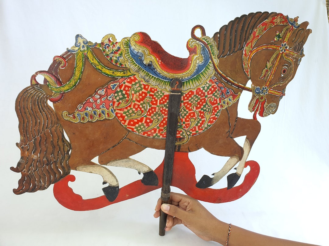 Antique Collection: Royal Horse Wayang Kulit - Etsy